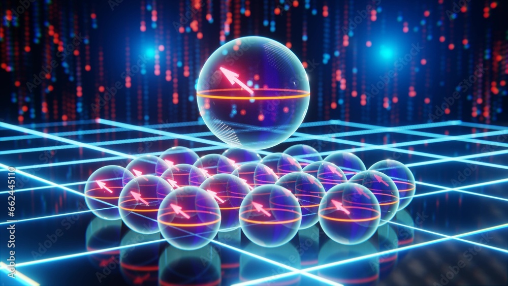 Logic Qubit with Error Protection vs Standard Qubits, Superposition ...