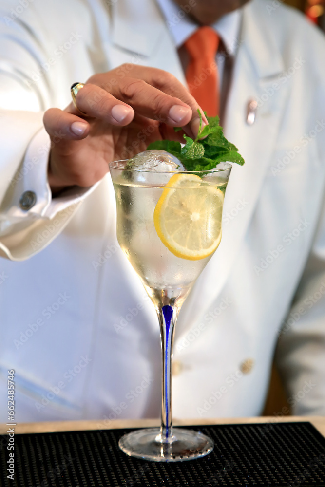 master bartender showing all his experience and talent Stock Photo ...