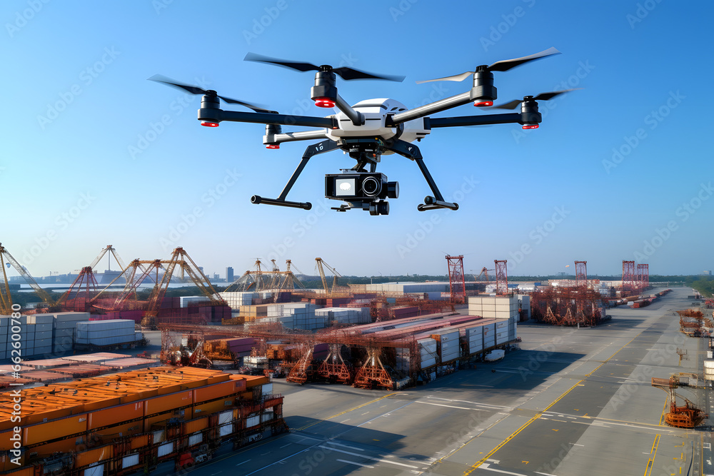 Smart logistics with connected infrastructure, drones and digital ...