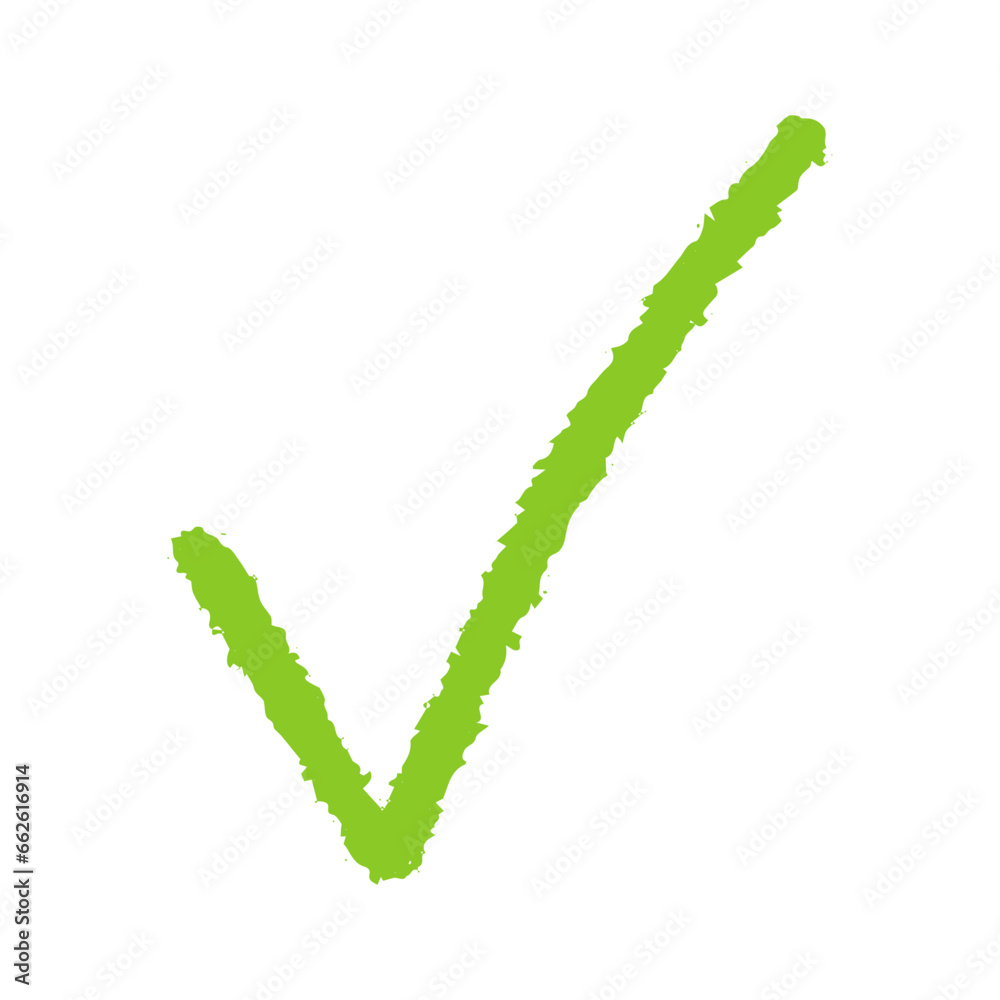 Isolated on white background minimalistic light green checkmark texture ...