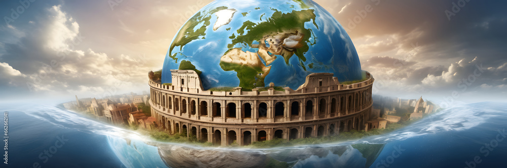 Explore the ancient Roman empire through historical monuments and ...