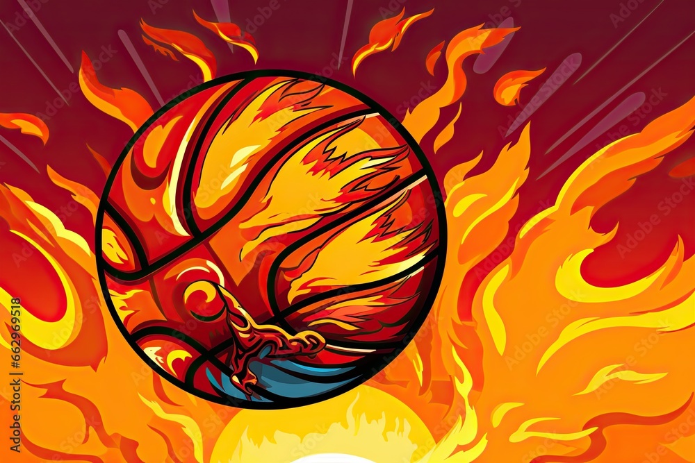 Match Point Madness: Captivating Basketball Clipart of Anticipation ...