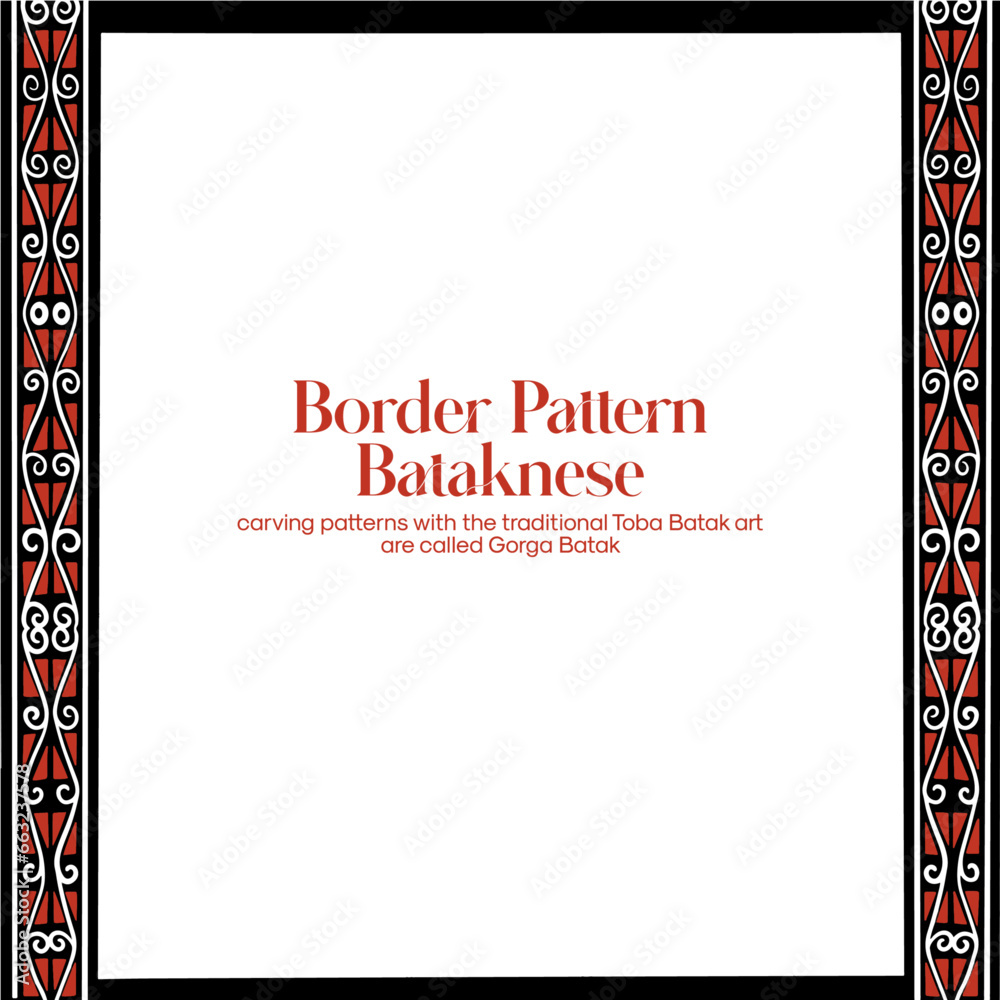 Vector Border patterns with the traditional Toba Batak art Gorga Batak ... Vector Border patterns with the traditional Toba Batak art Gorga Batak ...