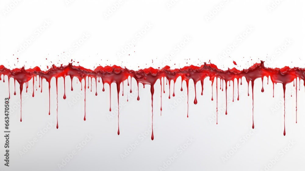 Gory Horror Scene - Blood Liquid Dripping as a Frightening Symbol of ...