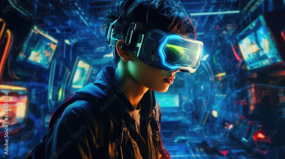 Depict a skilled cyberpunk man human hacker in a futuristic setting ...
