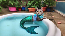 Cat Mermaid Free Stock Photo - Public Domain Pictures