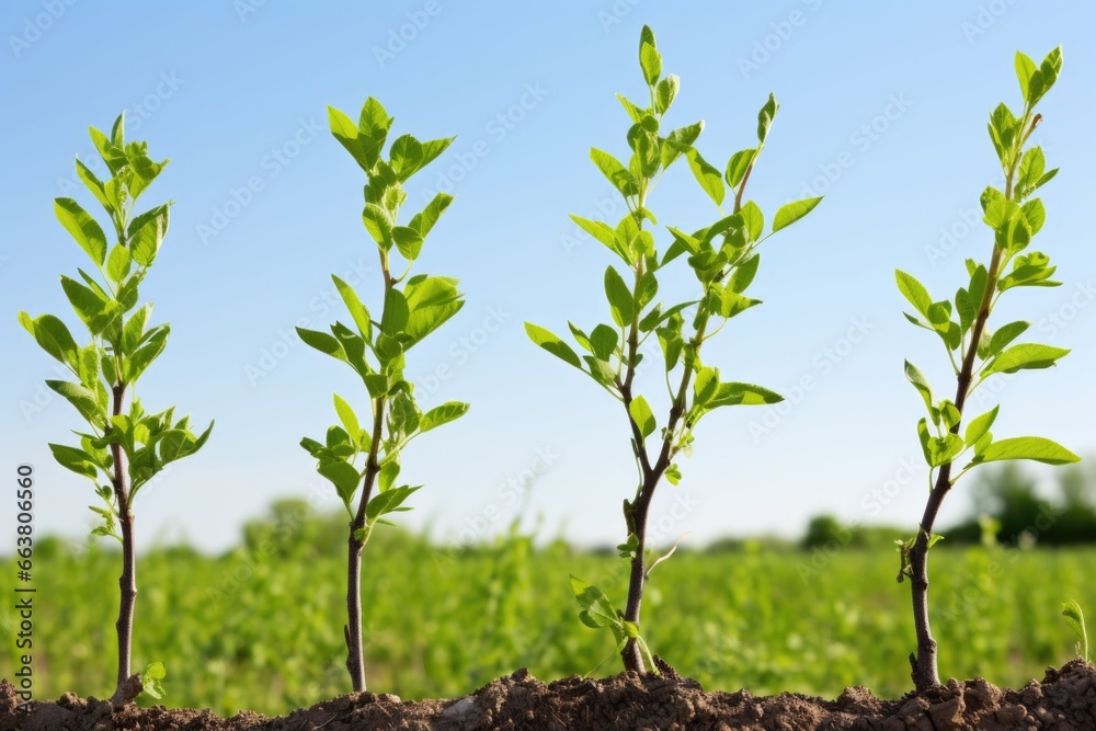 sequence of apple tree growth stages Stock Photo | Adobe Stock