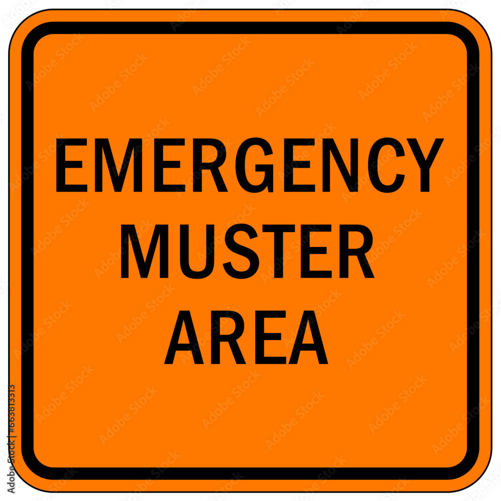 Muster point area sign Stock Vector | Adobe Stock