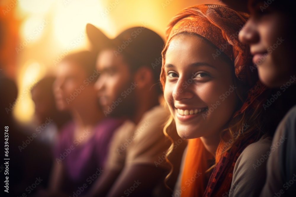 People participating in cultural exchange programs, sharing traditions ...