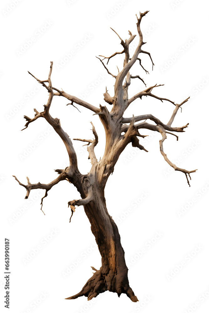 dead tree isolated on transparent background - garden, forest, woods ...