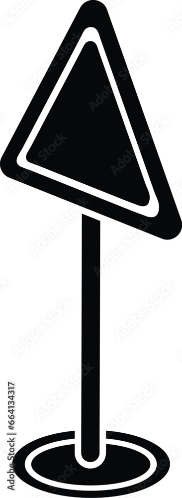 Cartoon Black and White Isolated Illustration Vector Of A Roadworks ...