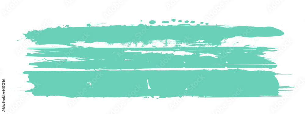 Vector Paint Brush Stroke Banner Header Sign with Transparent ...