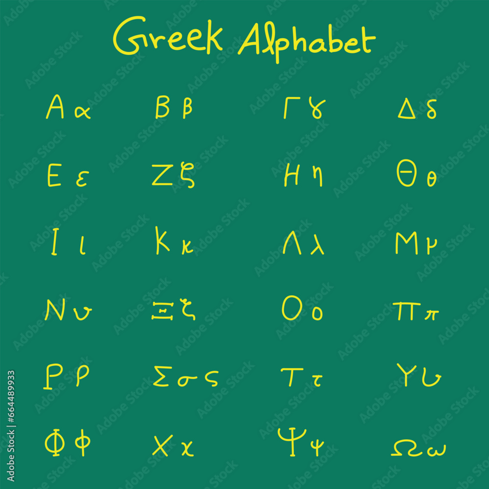 The greek alphabet letters font. greek alphabet set vector. alpha beta ...
