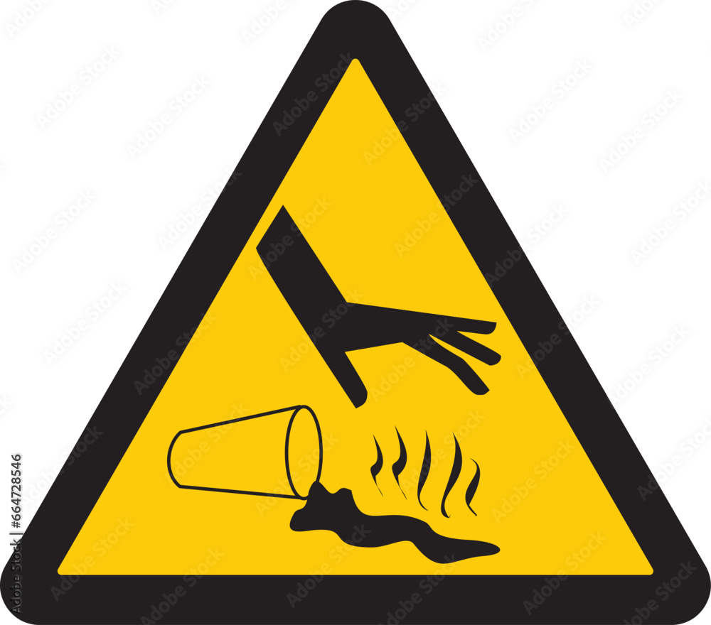 bebidas calientes, riesgo de quemadura, superficie caliente, precaución ...