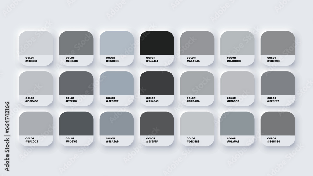 Color Palette, Color Swatches in RGB, HEX Colors, Pastel Colour in HEX ...