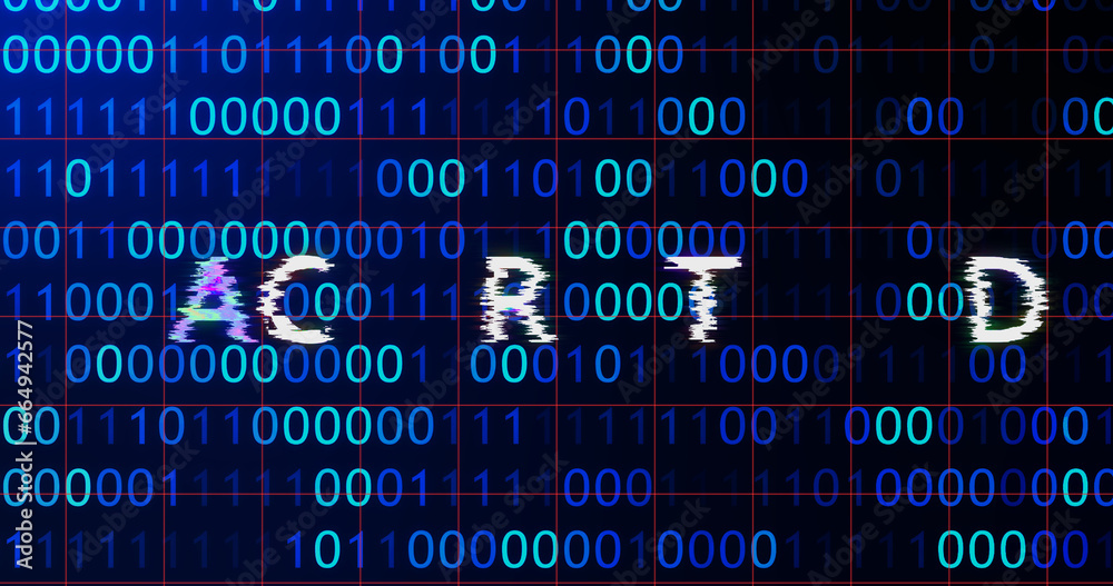 Hacker attack system hacked computer glitch virus inter system hacking ...