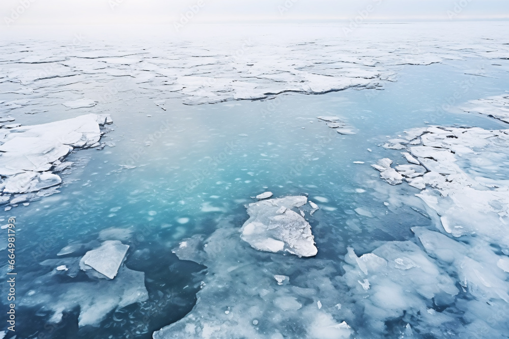 Shrinking sea ice and iceberg melting fast, climate change environament ...