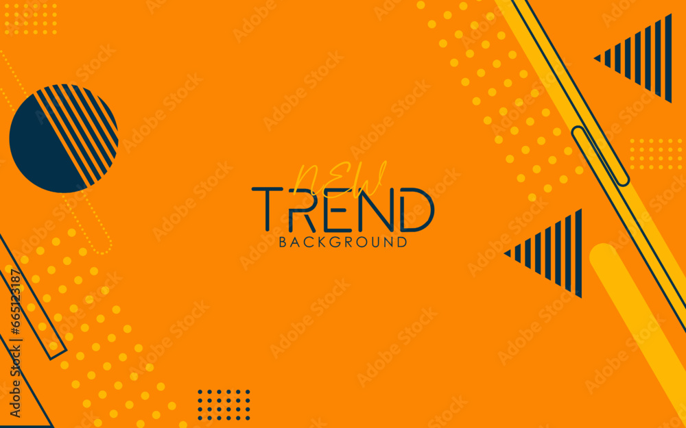 New Trend Modern Abstract Template Design. Geometrical Minimal Shape ...
