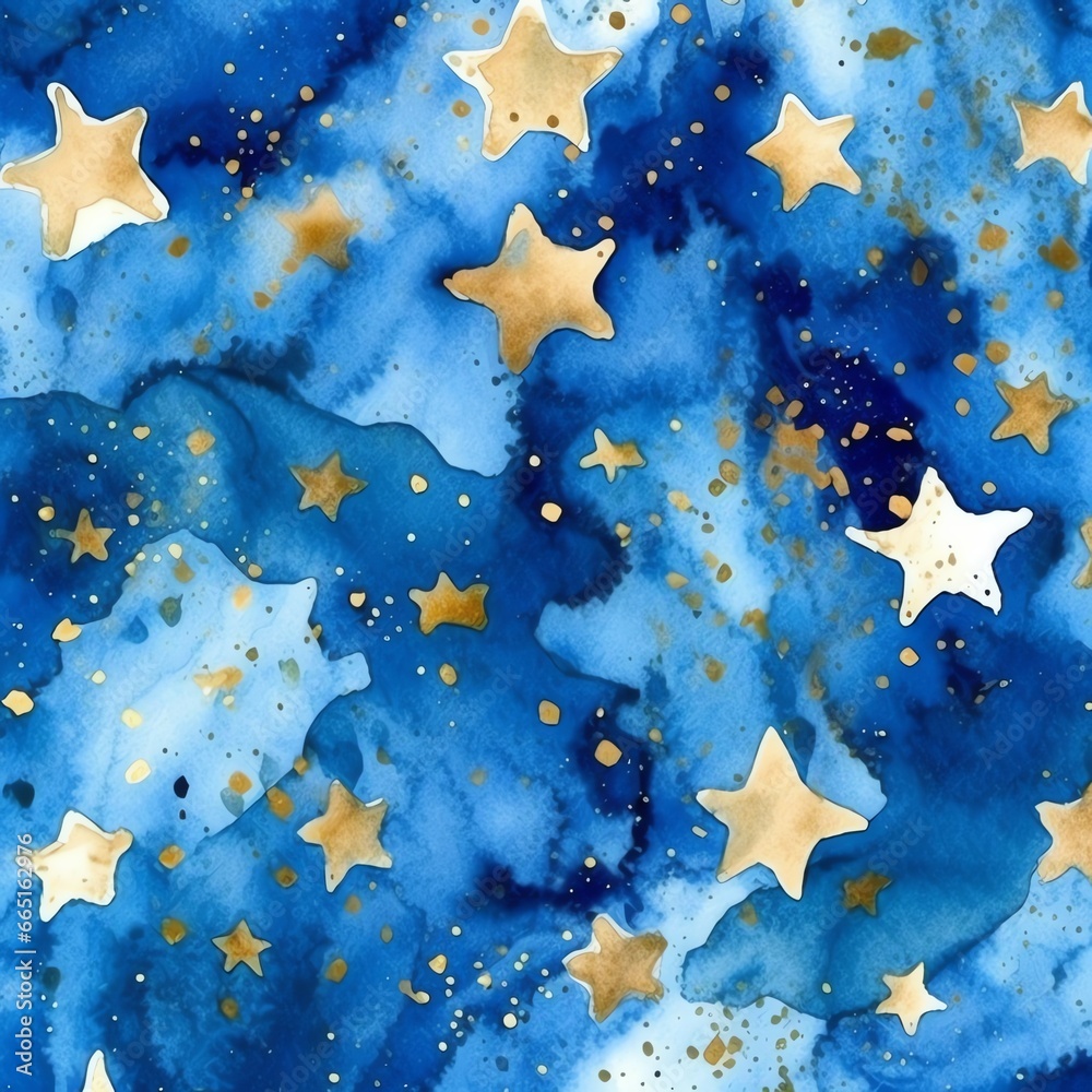 Cute Baby Blue Stars cute baby old paper, vintage junk journal digital ...