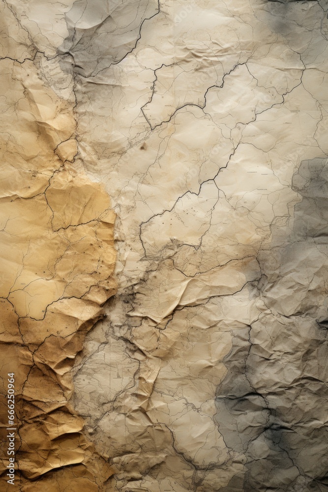 Map Texture Detail: A close-up photograph highlighting the delicate ...