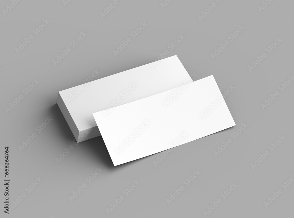 Rack Card Sized 4x9 inc flyer render to present your design. Stock ...