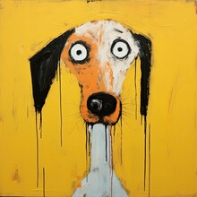 Abstract Cartoon Dog Portrait Free Stock Photo - Public Domain Pictures