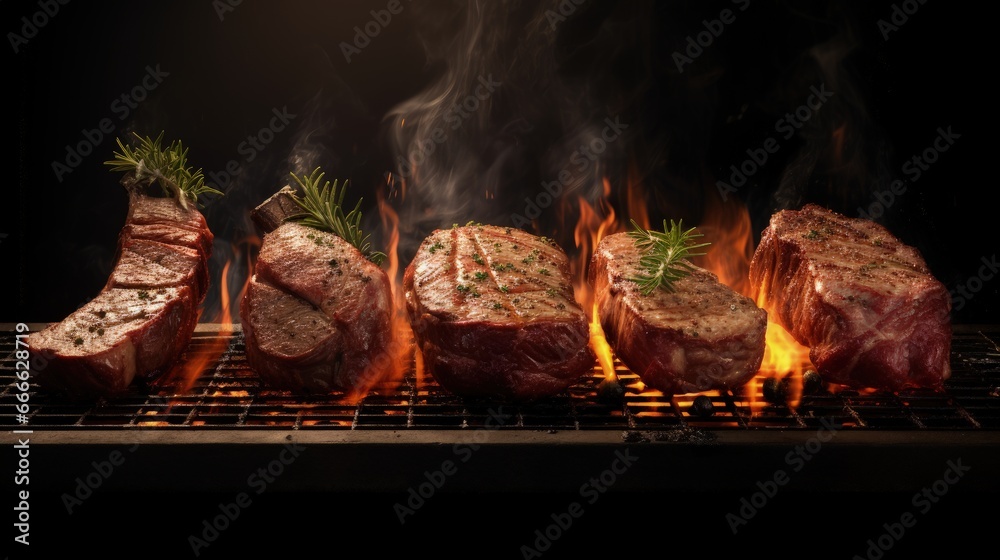 Different levels of cooking meat rare medium rare medium well done ...
