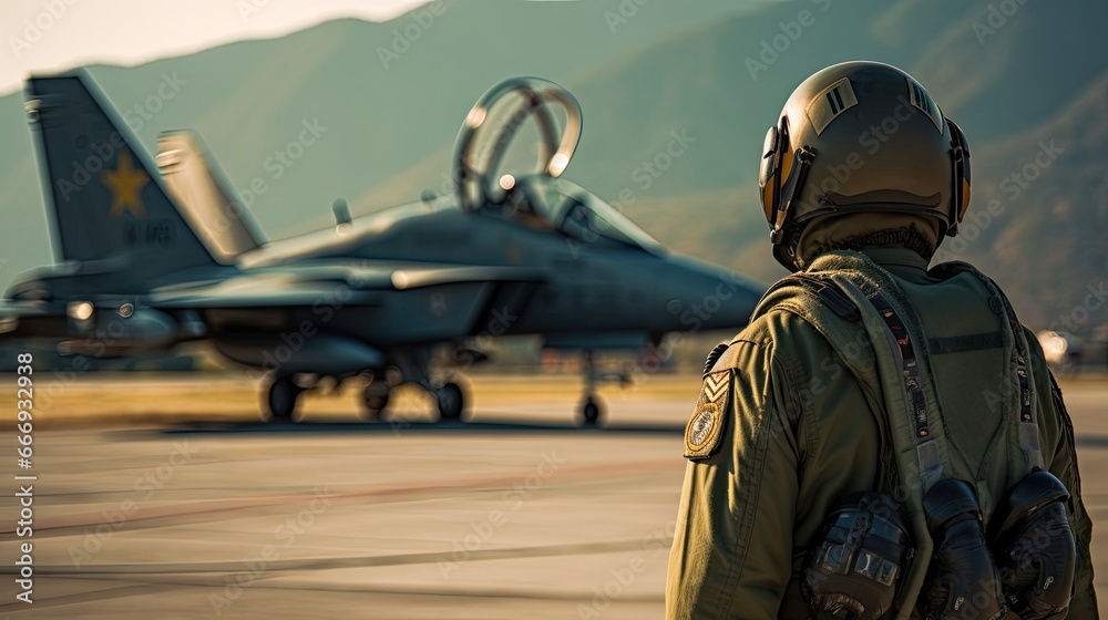 Air force pilot face aircraft Stock Illustration | Adobe Stock