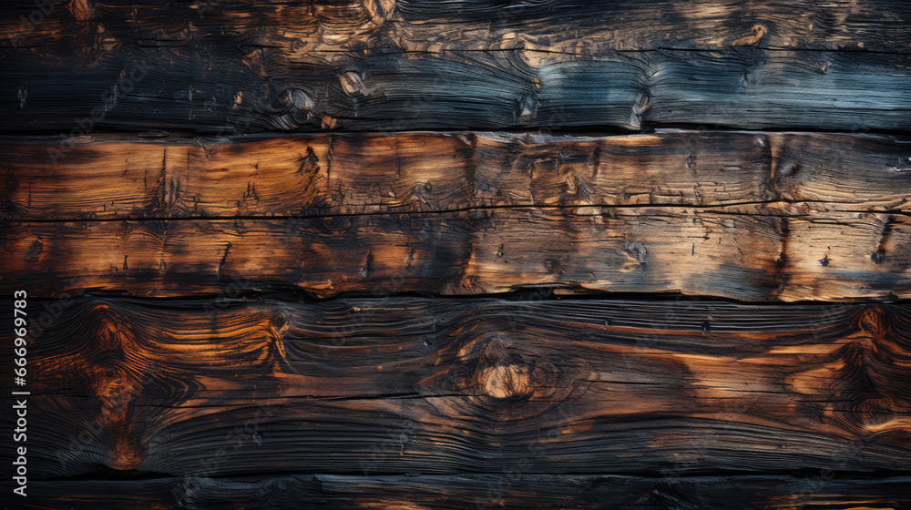 Rustic Relic: The Charred Textures of a Burnt Wooden Wall - Generative ...