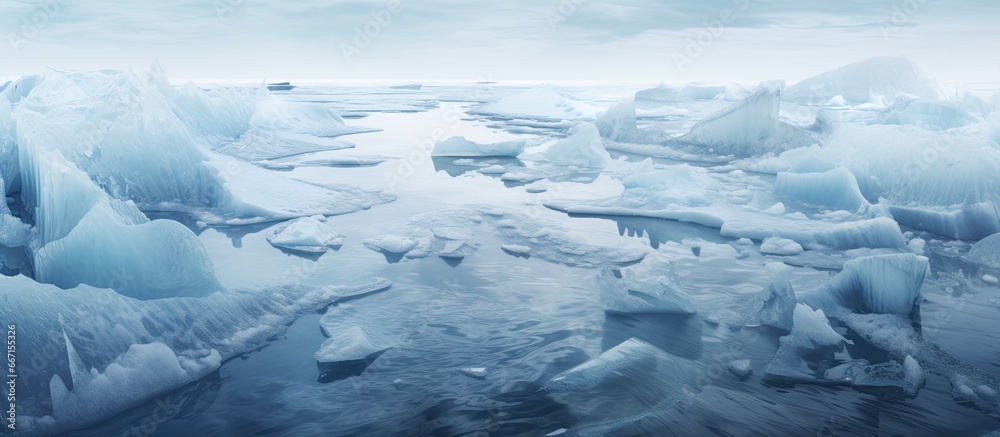 Cycle of ice melting at North pole causes water overheating stormy ...
