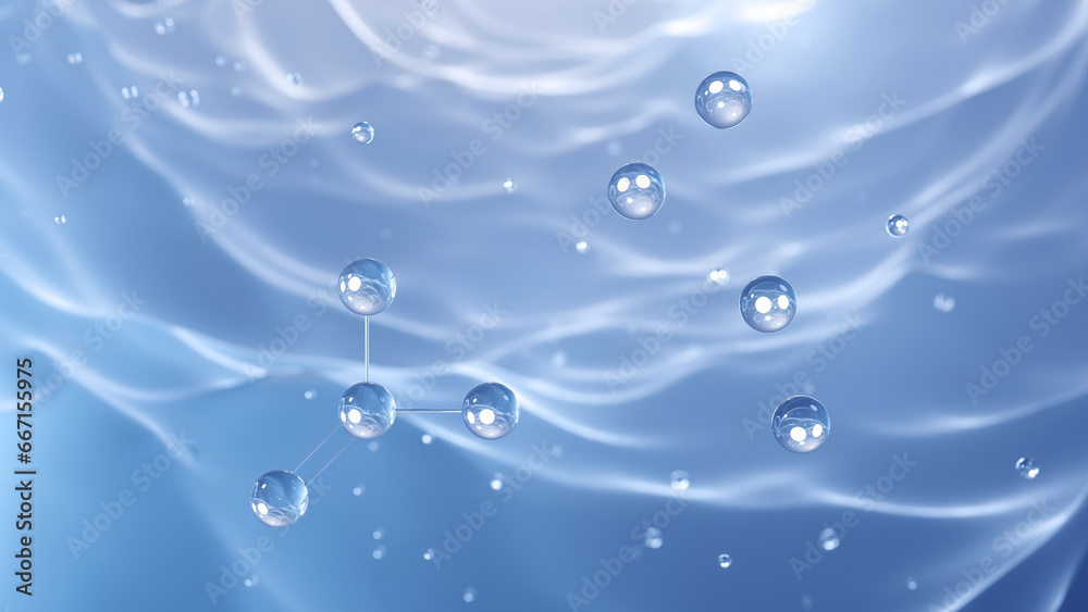 aluminium silicate molecular structure, 3d model molecule, food ...