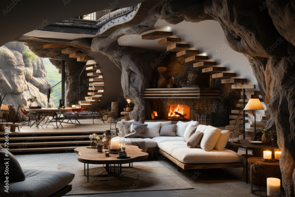 Underground living spaces to avoid extreme weather conditions and ...