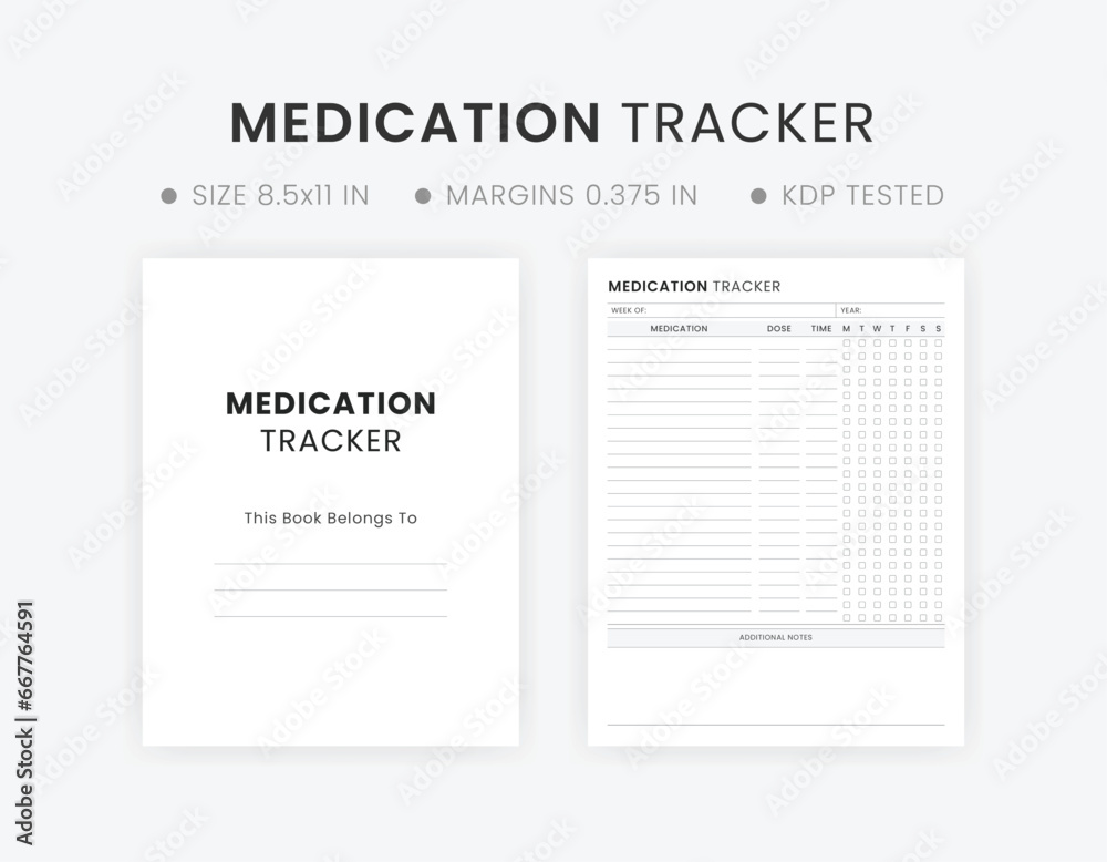Printable Weekly Medication Tracker Template. Editable Daily Medication ...