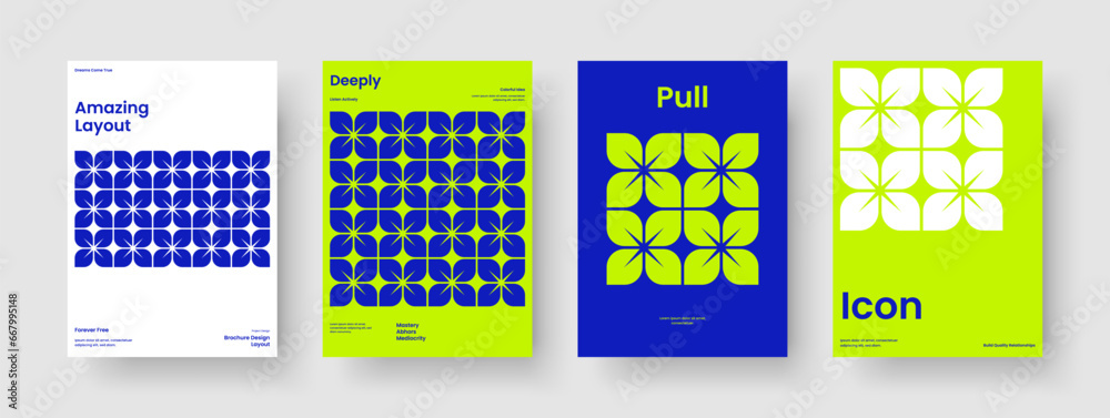 Creative Brochure Design. Isolated Poster Layout. Modern Flyer Template ...