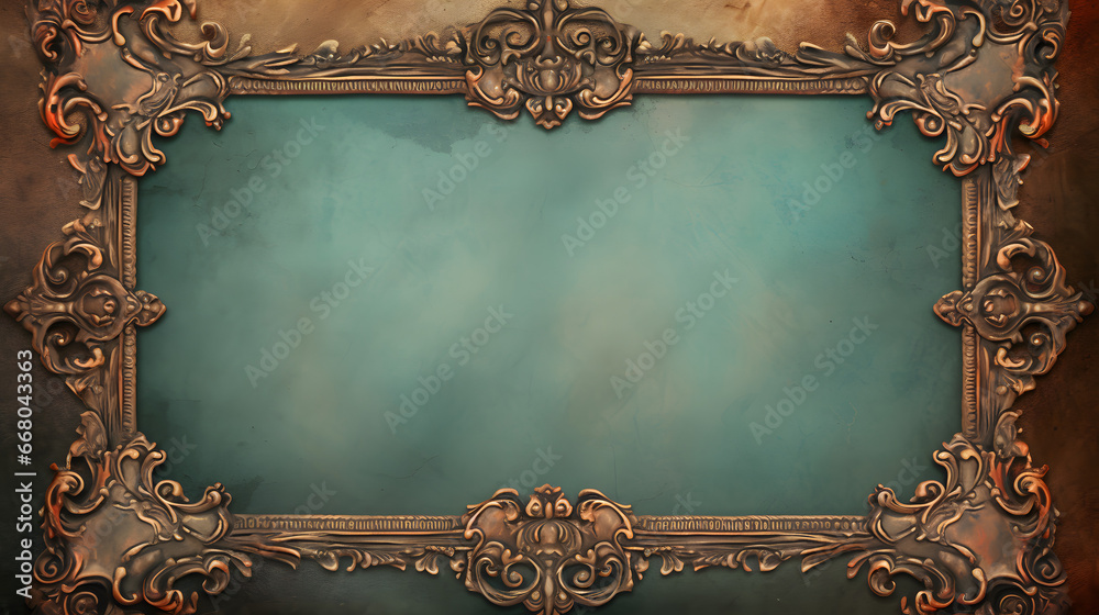 vintage border frame. generative AI. Stock Photo | Adobe Stock