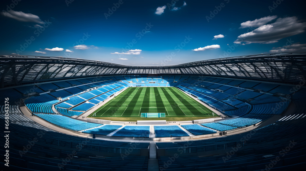 Aerial view football architecture soccer stadium arena team city game ...