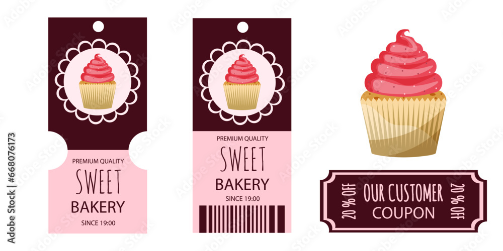 Advertising Design for premium Bakery with coupon and logo with ...