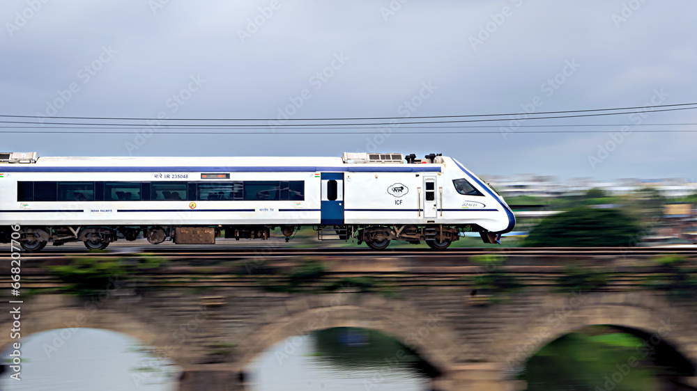 Pune, Maharashtra, India-September 19th, 2023: Pan image of India's first indigenous development ...