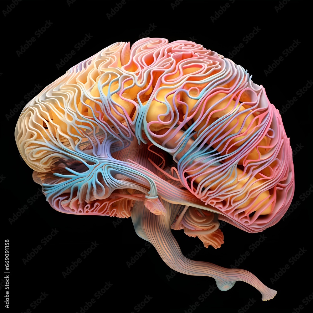 brain in the water, brain, coral の Stock イラスト | Adobe Stock