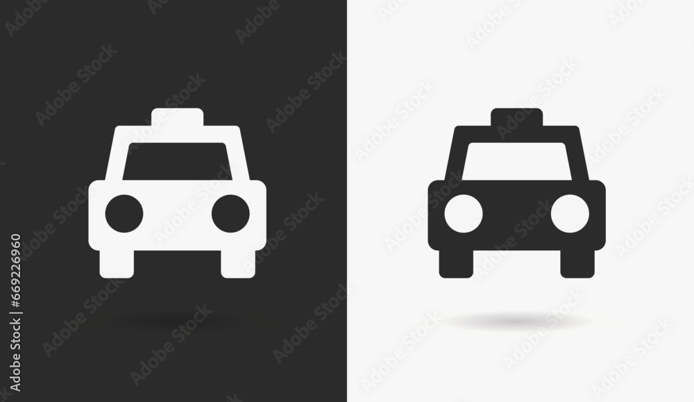 Car Parking flat icon web, app, ui ux, mall sign, door label, vector ...