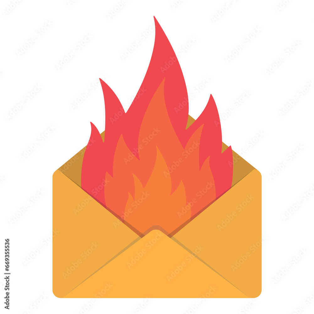 Vector illustration of fire letter icon sign and symbol. colored icons ...