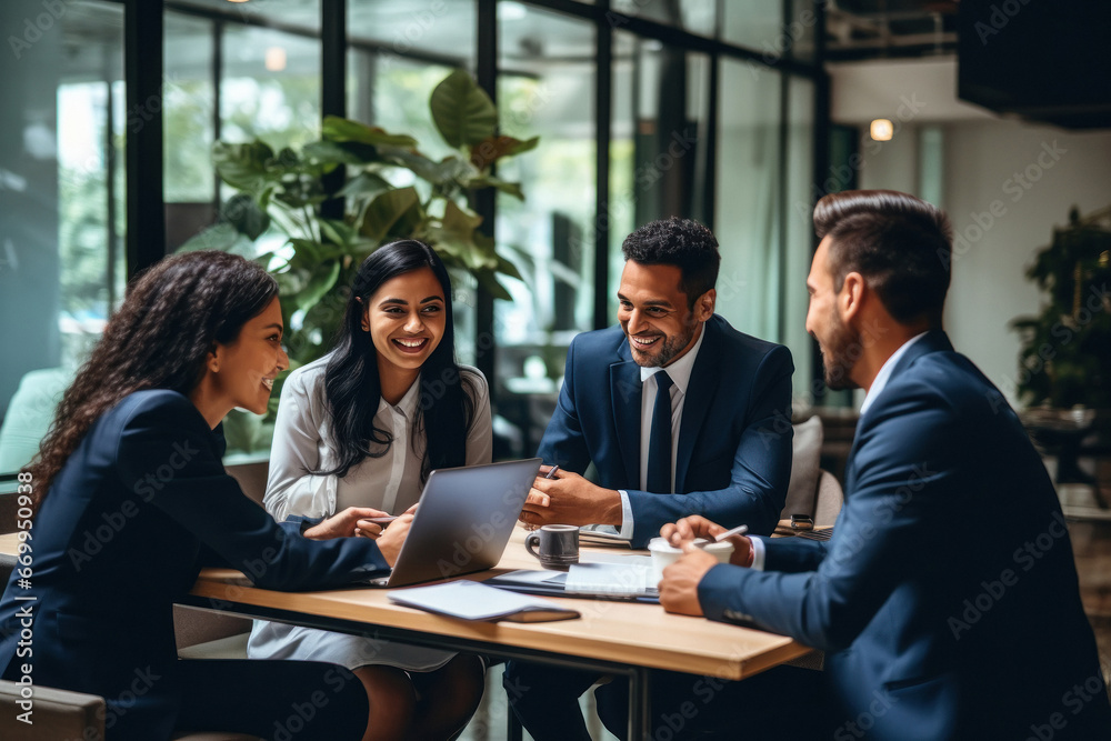 Indian business men working together Stock Photo | Adobe Stock