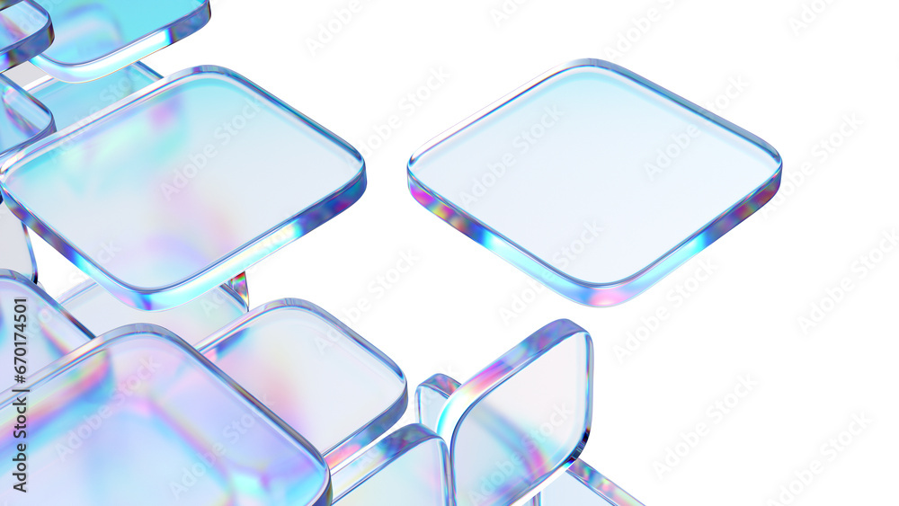 Background design, abstract geometric blocks, 3d render Stock ...