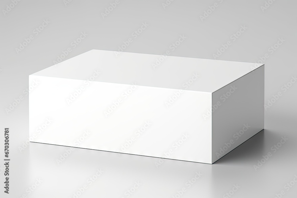 angle far side top box blank rectangle horizontal white three ...