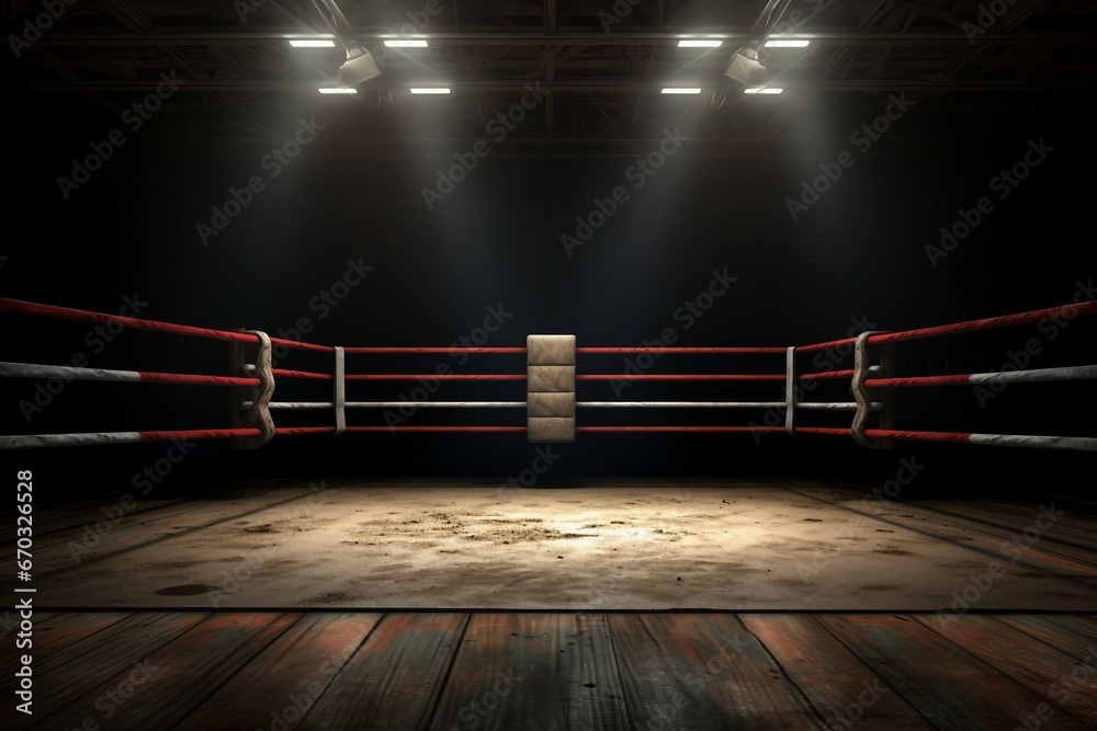 Corner Ring Boxing Vintage Classic fight old antique area arena ...