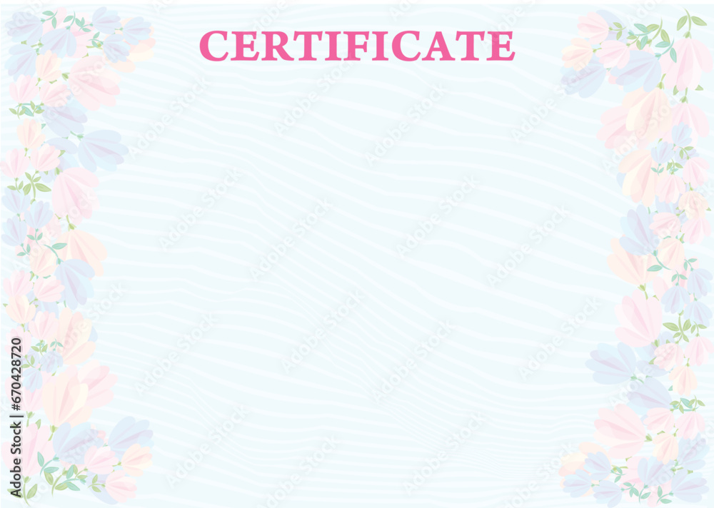 certificate background vector illustration,ready to print . good ...