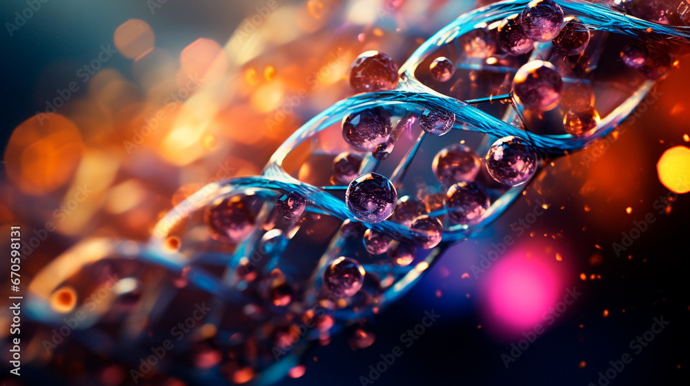 High-Resolution 3D DNA Helix Structure - Realistic Genetic ...