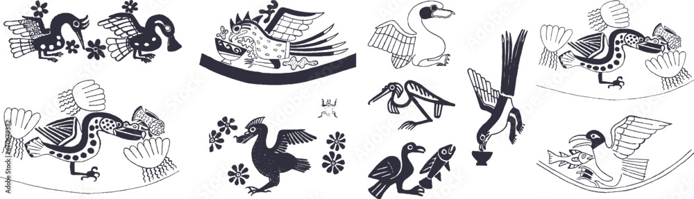 Andean iconography pre inca moche nazca wari tiahuanaco paracas chimu ...