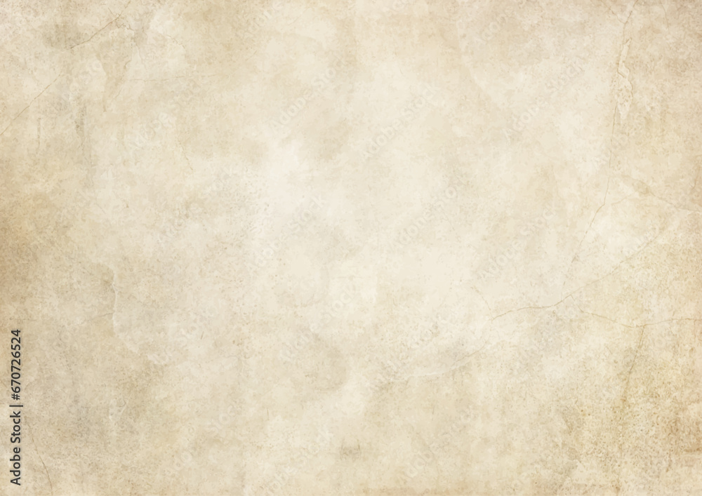 Vintage vector old paper texture background. Old watercolor ...