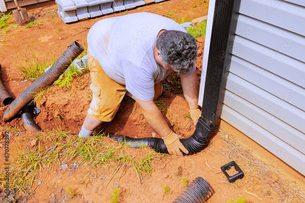 Flexible gutter extension drainage pipe connector downspout ...